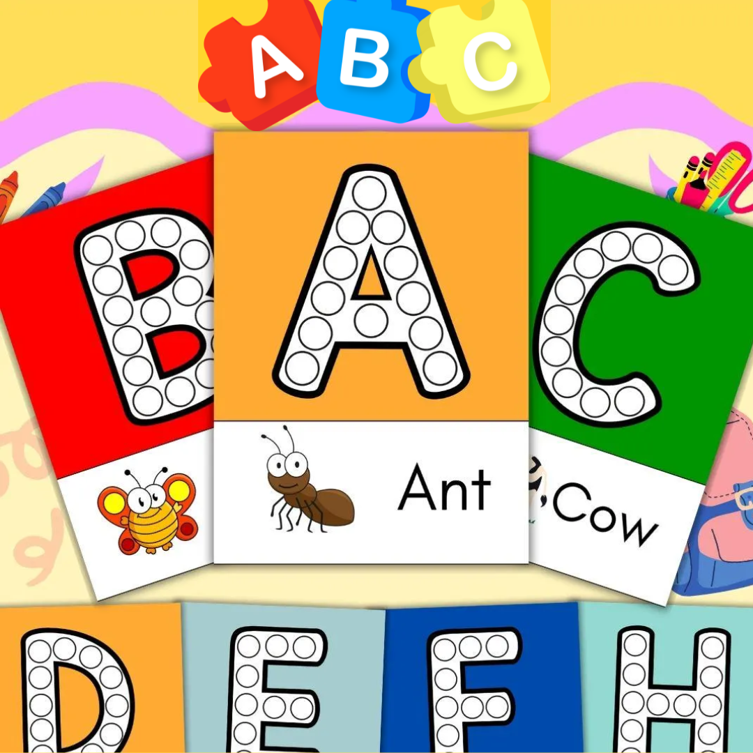 200 puslapių abėcėlės užduotėlės vaikams (PDF) – Raidžių apvedžiojimas, gyvūnai ir objektai ...